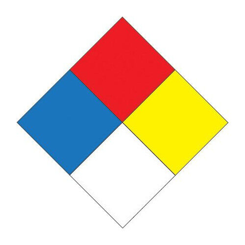 Performance Ink TD-30 10.75-Inch x 10.75-Inch NFPA Hazzard Decal | SPATCO